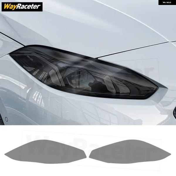 2枚セット 車 ヘッドライト フィルム クリア スモークブラック TPU ステッカー BMW 2シリーズ グランクーペ F74 2025 + アクセサリー カスタム パーツ アクセサリーHigh-concerned chemical:Non...