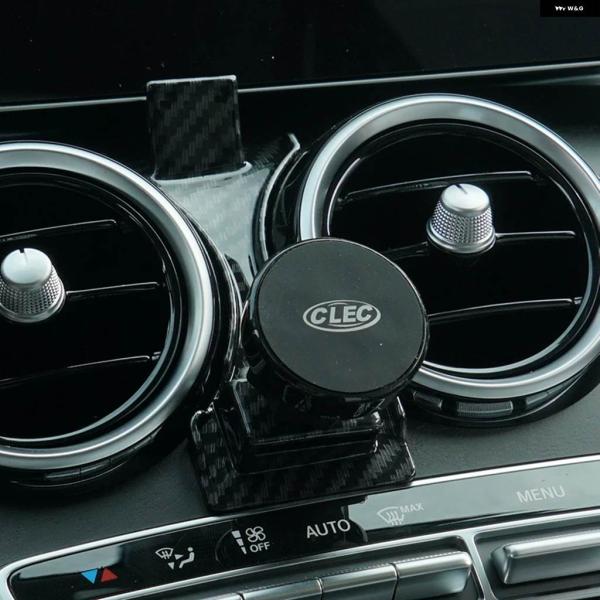 車スマホ ホルダー メルセデス ベンツ W205 C クラス GLC X253 GLC43 GLC63 マグネット式GPS ホルダー エアベント マウント ブラケット スマホクリップ カスタム パーツ アクセサリーSpecial Featu...