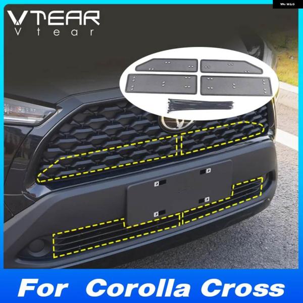 VTEAR 車虫よけネットカバー 防塵 ステンレス カー スタイリング アクセサリーパーツ トヨタ カローラ クロス 2023 カスタム パーツ アクセサリーHigh-concerned chemical:NoneItem Weight:0...