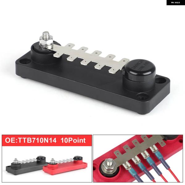 CNSPEED 55A 12-48V タブ型端子バスバー 10ポイント 単層 TTB710N02 マリングレード 電力最大アンペア数配分 カスタム パーツ アクセサリーHigh-concerned chemical:NoneSpecial ...