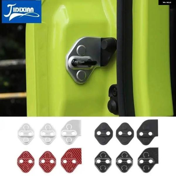 JIDIXIAN 車 ステッカー スズキ ジムニー JB74 車ドアロック 装飾 カバー スズキ ジムニー 2019-23 アクセサリー カスタム パーツ アクセサリーHigh-concerned chemical:NoneCategory...