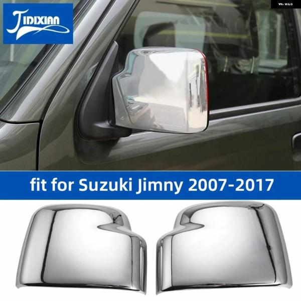 JIDIXIAN 車バックミラー シェル 装飾 カバー スズキ ジムニー 2007 - 10 2011-17 カスタム パーツ アクセサリーHigh-concerned chemical:NoneSpecial Features:decor...