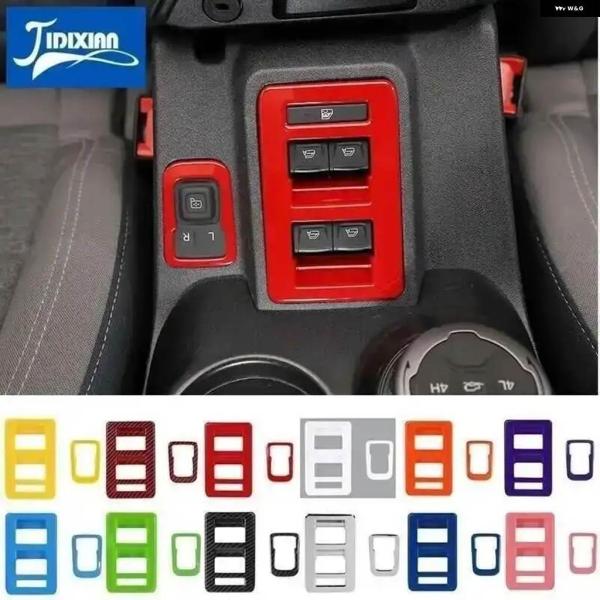 JIDIXIAN 車窓リフトスイッチ バックミラー 調整 ボタン 装飾 カバー フォード ブロンコ 2021 2022以降車アクセサリー カスタム パーツ アクセサリーHigh-concerned chemical:NoneItem Wei...