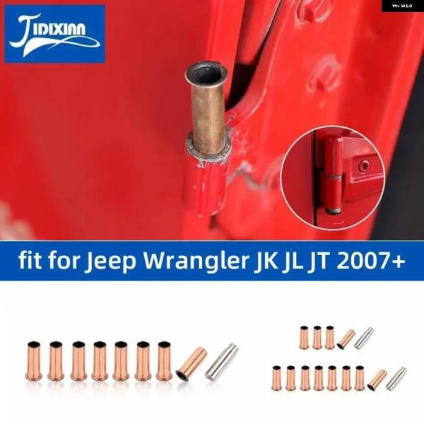 JIDIXIAN 車ドアヒンジ 交換銅ブッシング アクセサリー ジープ ラングラー JK JL 2007年以降 グラディエーター JT 2018年以降 カスタム パーツ アクセサリーHigh-concerned chemical:NoneI...