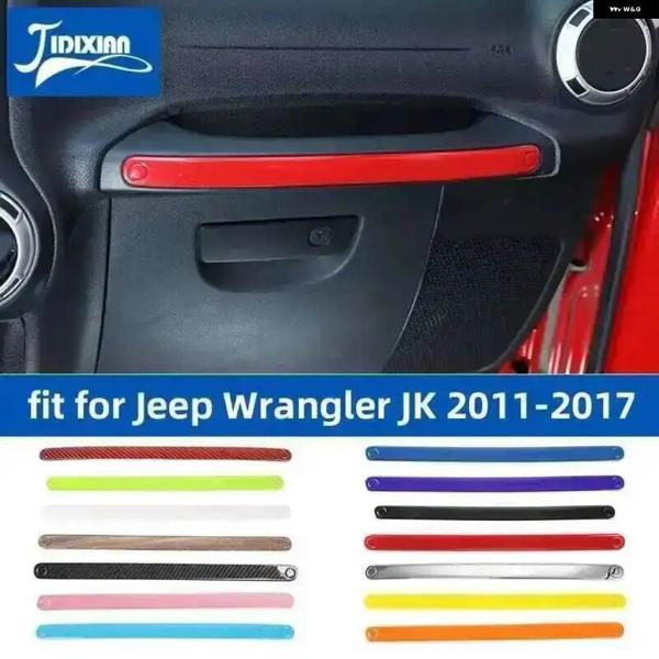 JIDIXIAN ABS 車COPILOTグラブハンドル 装飾 カバー ジープ ラングラー JK 2011-17 カーアクセサリー カスタム パーツ アクセサリーHigh-concerned chemical:NoneItem Diamet...