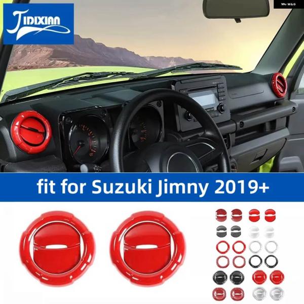 JIDIXIAN スズキ ジムニー 2019-24 車 エアコン 通気口 吹き出し口 装飾 カバー アクセサリー カスタム パーツ アクセサリーHigh-concerned chemical:NoneItem Weight:0kgItem ...