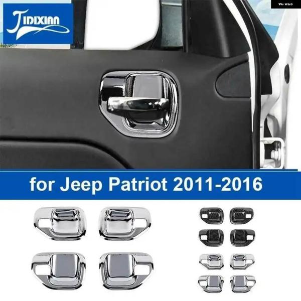 JIDIXIAN 車 ドアハンドル ボウルデコレーションカバー ジープ パトリオット 2011-16 インテリア アクセサリー カスタム パーツ アクセサリーHigh-concerned chemical:NoneItem Weight:0...