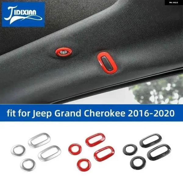 JIDIXIAN 車 リア読書灯 ランプ フック 装飾 カバー ジープ グランド チェロキー 2016-20 内装アクセサリー カスタム パーツ アクセサリーHigh-concerned chemical:NoneItem Weight:0...