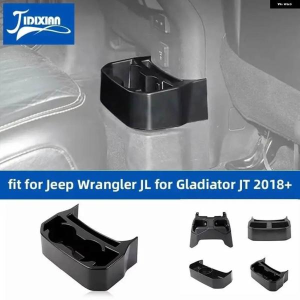 車リアウォーターカップドリンク ホルダー 収納 ボックス ジープ ラングラー JL グラディエーター JT 2018-22 - 2025 カスタム パーツ アクセサリーHigh-concerned chemical:NoneItem Wei...
