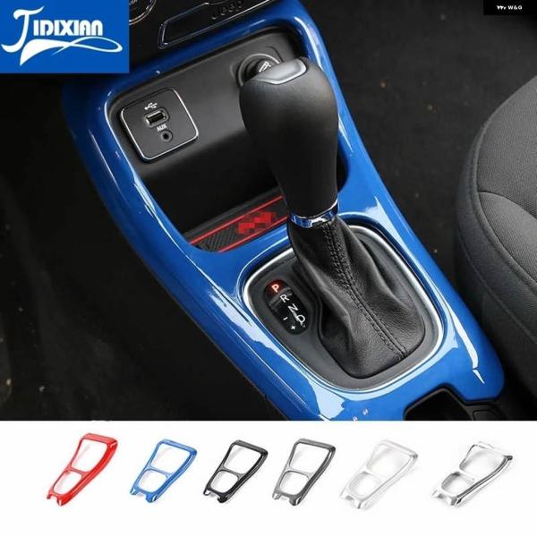 JIDIXIAN ABS 車内 ギア シフト パネル 装飾 カバー トリム アクセサリー ステッカー ジープ コンパス 2017-20 カスタム パーツ アクセサリーHigh-concerned chemical:NoneItem Weig...