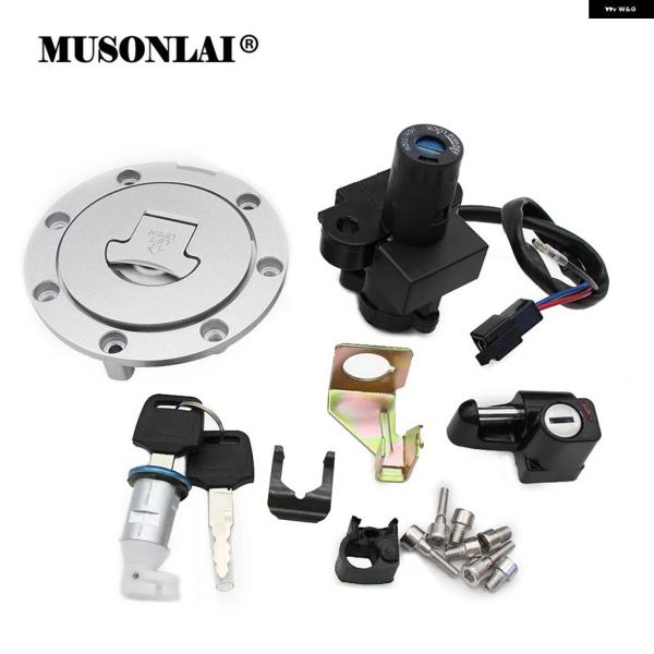 オートバイ イグニッション スイッチ シートロック 燃料 タンクキャップ キー付き ホンダ CB400 CB400SF 92-98 CB-1 CB400F 89-91 VT250 MC20 SPADA カスタム パーツ アクセサリーHigh...