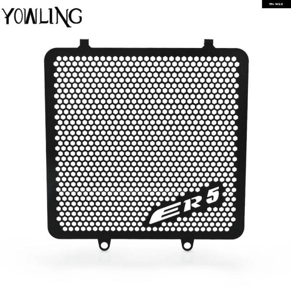 カワサキ ER-5 ER5 1997-2003 - 06 バイク ラジエーター ガード グリル シールド エンジン クーラー ベゼル プロテクター メッシュカバー カスタム パーツ アクセサリーProtective parts:OtherH...