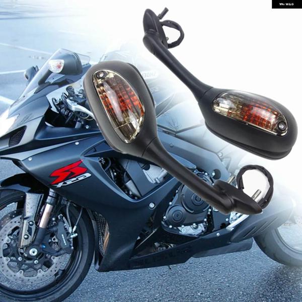 バイク ミラー バックミラー ウィンカーライト スズキ GSXR600 750 2006-2010 2005 - 08 カスタム パーツ アクセサリーHigh-concerned chemical:NoneItem Width:0inchI...