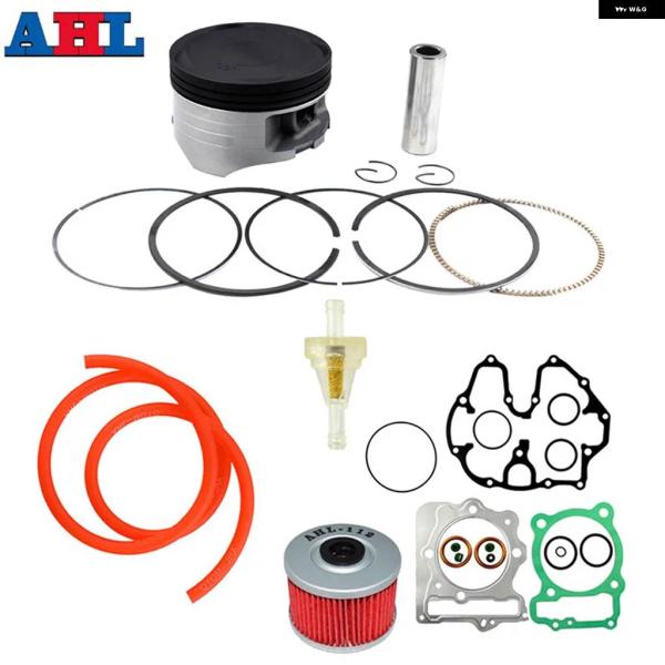 バイク エンジン パーツ STD~+150 サイズ 85~86.5 ピストンリング ガスケット オイル フィルター キット ホンダ XR400R 1996-2004 TRX400EX 1999-2007 カスタム パーツ アクセサリーHig...