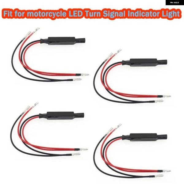 2/4個 12V 10W バイク LED ウィンカー インジケーター 負荷抵抗器 フラッシャー ヤマハ / ホンダ / スズキ セメント抵抗 カスタム パーツ アクセサリーBattery Included:NoHigh-concerned ...