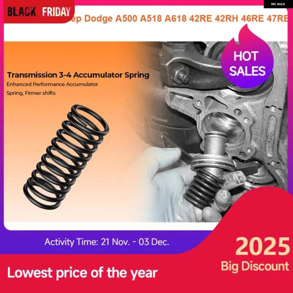 クライスラー ジープ ダッジ A500 A518 A618 42RE 42RH 46RE 47RE トランス ミッション 3-4 アキュムレーター スプリング ブラック カスタム パーツ アクセサリーHigh-concerned chemi...