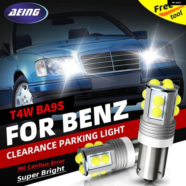メルセデス ベンツ W124 S124 C124 A124 2T4W LED クリアランス パーキング ライト バルブ BA9S E クラス Tモデル クーペ コンバーチブル パーツ アクセサリー2×T4W LED Clearance Pa...