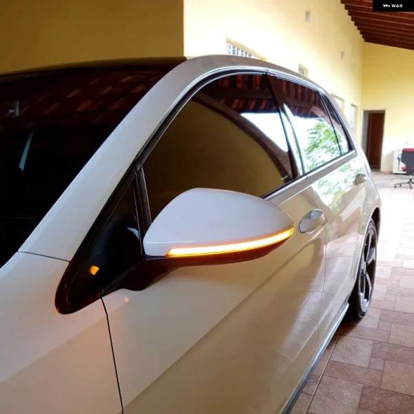 VW GTI ゴルフ 7.5 2018 2019 2020 LED ダイナミックスクロールウィンカー GTD MK7.5 RLINE GTE ライト サイドミラー インジケーター 矢印 カスタム パーツ アクセサリーHign-concern...