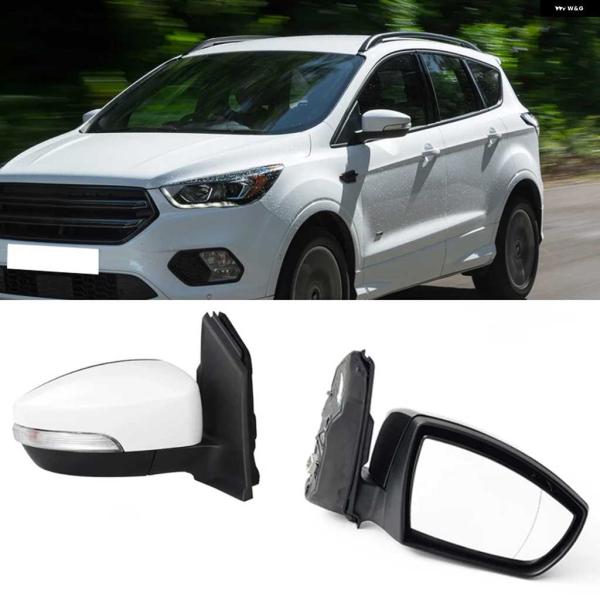 FORD KUGA ESCAPE 2013-16-2020 車用バックミラー アセンブリ 電動ヒーター付きサイドミラー ウィンカー リフレクター カスタム パーツ アクセサリーHign-concerned Chemical:NoneSpec...