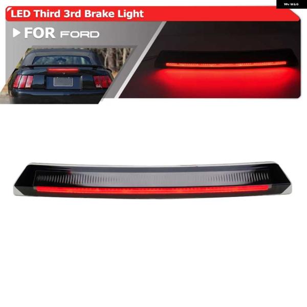 スモークサード ブレーキライト 交換用 フォード マスタング 1999-04 LEDテールゲートセンターサードストップランプ カスタム パーツ アクセサリーHign-concerned Chemical:NoneFor Vehicle Br...