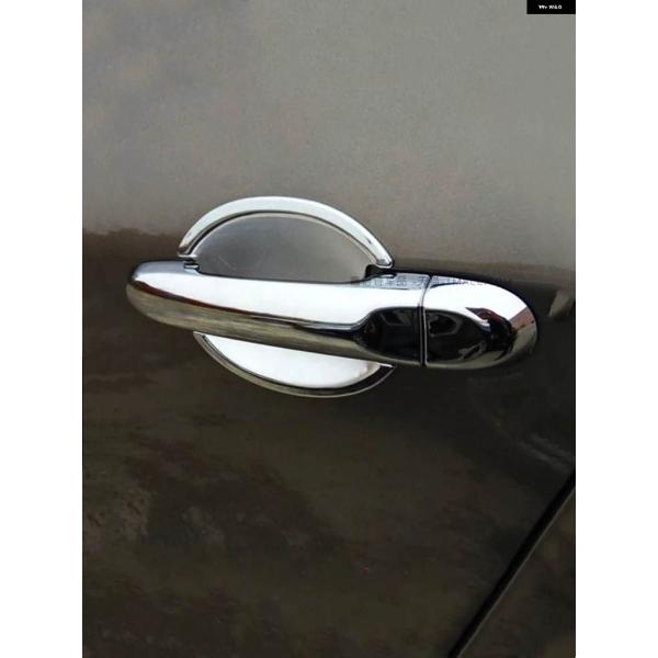 日産 ノート E12 日産 ヴァーサ/ティーダ 2012 - 2018 日産 マーチ マイクラ 2010 - 2015 クロームカー ドアハンドル + カップボウルカバー トリム カスタム パーツ アクセサリーHign-concerned ...