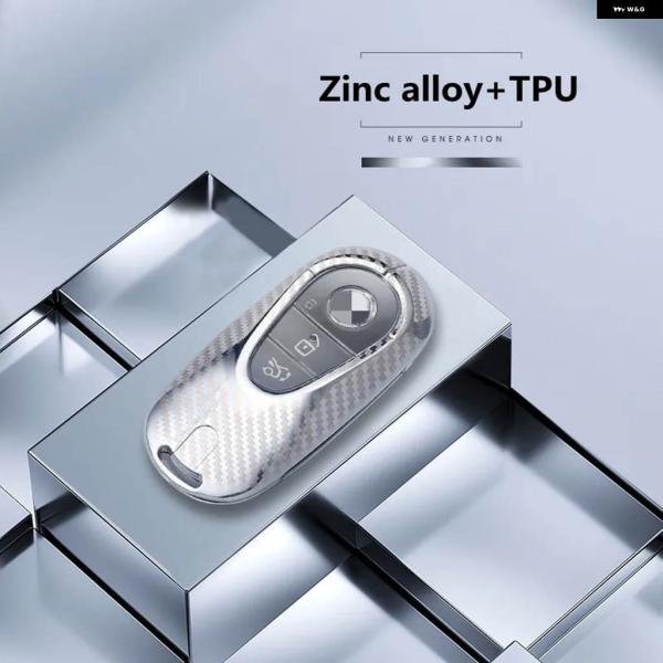 カーボン 合金 車キーケースカバー シェル メルセデス ベンツ W206 W223 S C クラス S400 S400L S450 S450L S500 S500L 2021 カスタム パーツ アクセサリーOrigin:Mainland C...