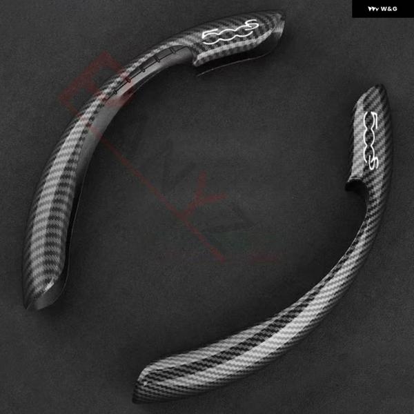 車 ステアリングホイール カバー ブラックスエードレザー FIAT 500X 500C 500S 500 ABBAS 500 ABBAS 500C ABBAS 500X カーアクセサリー カスタム パーツ アクセサリーOrigin:Main...