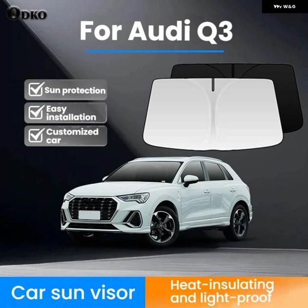 アウディ Q3 インテリア アクセサリー フロントウィンドウ サンシェード フロントガラス UVカットサンシェード 断熱 カスタム パーツ アクセサリーProduct application scenarios:OtherCraft of ...