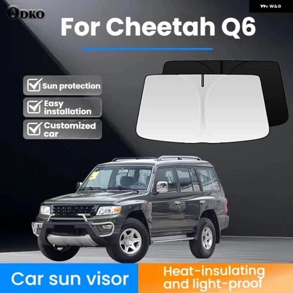 チーター Q6 インテリア アクセサリー フロントウィンドウ サンシェード フロントガラス UVカット サンシェード 断熱 カスタム パーツ アクセサリーProduct application scenarios:OtherCraft of...