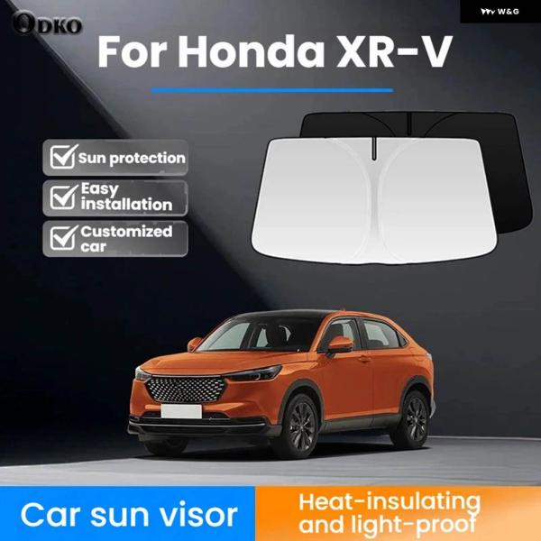 ホンダ XR-V 内装アクセサリー 車フロントウィンドウ サンシェード フロントガラス UVカット サンシェード 断熱 カスタム パーツ アクセサリーProduct application scenarios:OtherCraft of W...
