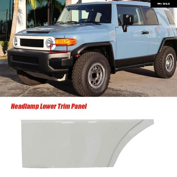 左フロントロア バンパー フィラー プレート 52513-35100-A0 トヨタ FJ クルーザー 2007-2014 フェンダーコーナー トリム カバー 5251335100 P カスタム パーツ アクセサリーHign-concerne...