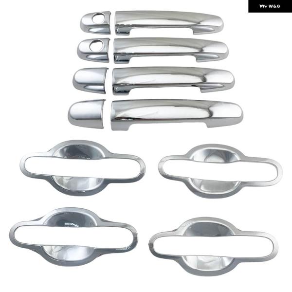 ABSクロームカーアクセサリー ドアハンドル ボウルカバー トリム ペースト スタイル 2001-04 2007 2008 トヨタ カローラ カスタム パーツ アクセサリーHign-concerned Chemical:NoneCountr...