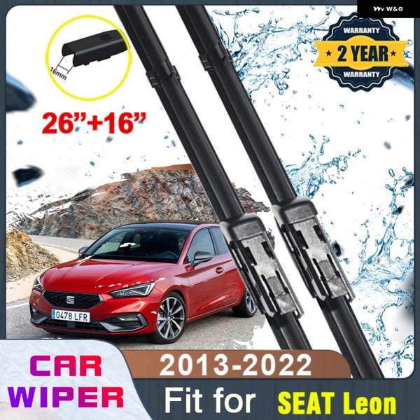 車 フロントガラス ワイパー SEAT LEON SC ST 5F 2013~2022 フロントガラス ビームブレード ワイパー ブレードブラシ自動車アクセサリー カスタム パーツ アクセサリーHign-concerned Chemical...