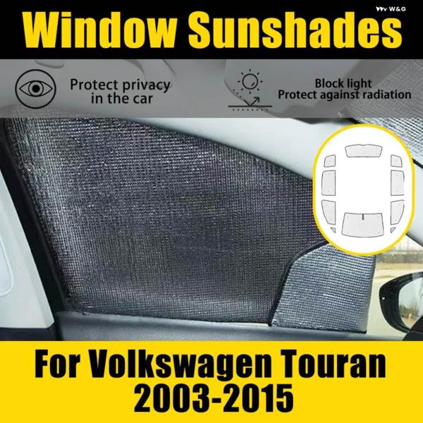 VOLKSWAGEN VW TOURAN 2003-2015 1T MK1 2004 2005 カバー サンバイザー 車パラソル ウィンドウ プロテクター フロントガラス サンシェード アクセサリー カスタム パーツ アクセサリーHign-...