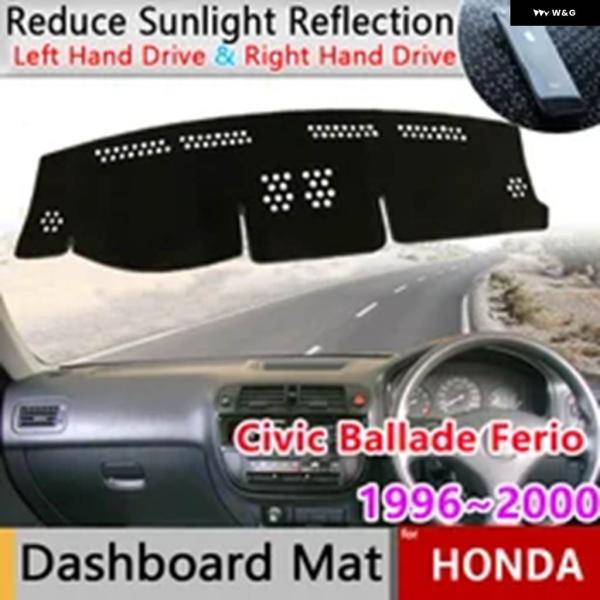 ダッシュボード カバー ボードマットカーペット パッド ホンダ シビック バラードフェリオMK6 EJ EK EM 1996~2000サンシェード ステッカー アクセサリー カスタム パーツ アクセサリーHign-concerned Che...