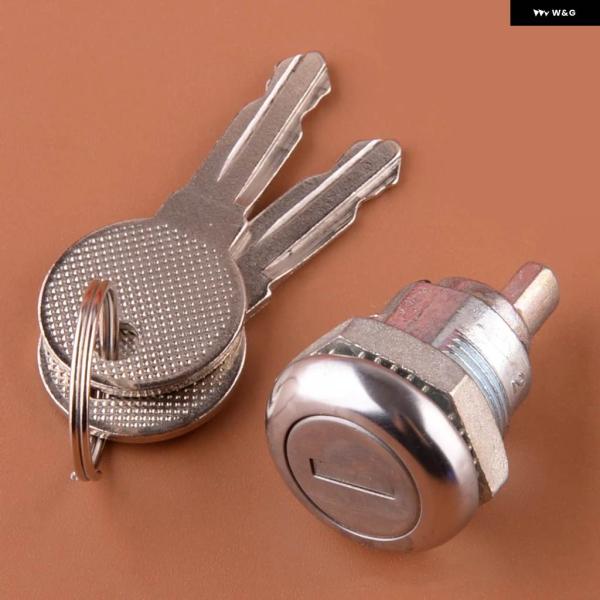 車リアロック シリンダー 鍵付き シルバー 折りたたみ 式Tハンドルラッチツール ボックス トラック トレーラーRVモーターホーム電気キャビネット カスタム パーツ アクセサリーHign-concerned Chemical:NoneIte...