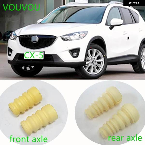 カーアクセサリー フロントとリアサスペンションショック アブソーバー バッファーゴム 34-10X バンプストッパー マツダ CX-5 2011-2016 KE カスタム パーツ アクセサリーHign-concerned Chemical:...