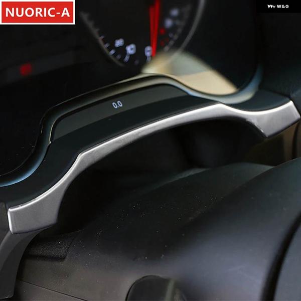 ステンレス センター コンソール ダッシュボード トリム ストリップ アウディ A3 8V 2013-2018カー スタイリング インテリア アクセサリー カスタム パーツ アクセサリーHign-concerned Chemical:Non...