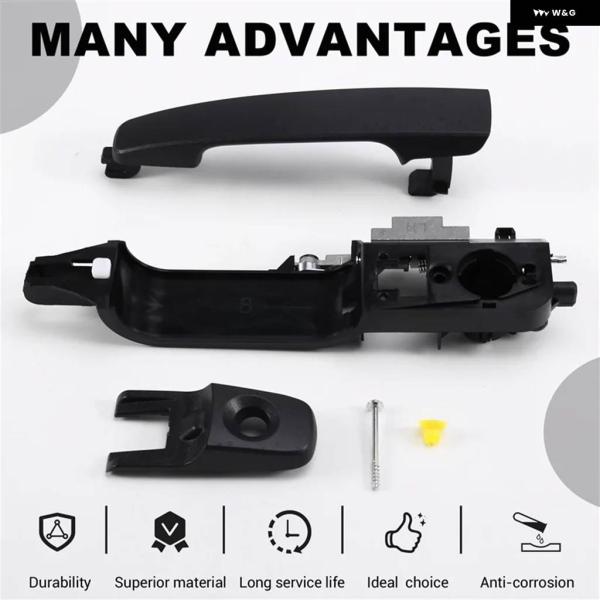 ドアハンドル プル アウター ドアハンドル 8S4Z-5422088-AA 8S4Z-54218A14-AA 8S4Z-5422404-AA フォード フォーカス 2008-2011 カスタム パーツ アクセサリーHigh-concerne...