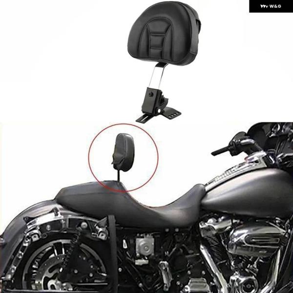 オートバイ バックレスト プラグインドライバーライド シーシーバー ハーレー ツーリング ロードグライド 1997-2014-16 クローム カスタム パーツ アクセサリーMotorcycle Adjustable Backrest Plu...