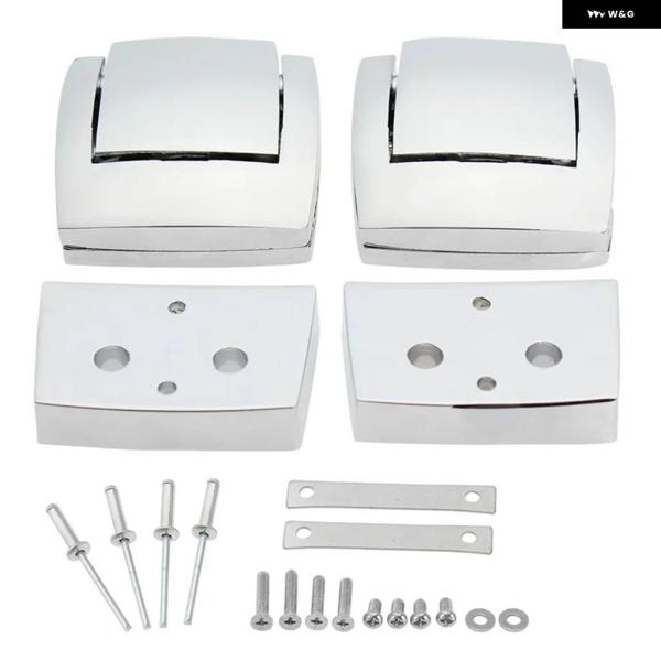 トランク バッグヒンジラッチキット オートバイ アクセサリー シルバー 自動車品 チョップドレイザーツアーパック カスタム パーツ アクセサリーAbie-Trunk Bag Hinge And Latch Kit Motorcycle Ac...