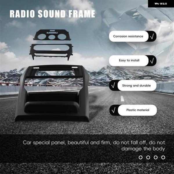 9インチ カーフェイシア ラジオ パネル MAHINDRA SCORPIO S6 2018 ダッシュキット インストールフェイシア コンソール ベゼル アダプター GPSプレートカバー カスタム パーツ アクセサリーABIE-9 Inch ...