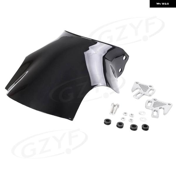 バイク ウィンドスクリーン ウィンドデフレクター スクリーン ウィンドシールド 防風 ダブルバブル ボルト付き ホンダ CB 400SF/400 SF CB400SF カスタム パーツ アクセサリーMotorcycle Windscreen...