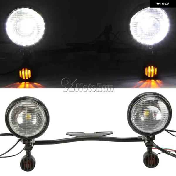 オートバイ LEDエンジェルアイウィンカー 運転 追い越しスポット フォグランプ バー ホンダ スズキ カワサキ ヤマハ ハーレー ツーリング カスタム パーツ アクセサリーHigh-concerned chemical:NoneBrand...