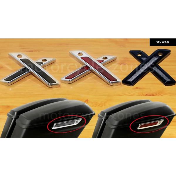 オートバイ サドルバッグ ヒンジラッチカバー ハーレー ツーリング ウルトラ ロードキング ストリートグライド FLHT FLHX FLHR FLTRX 2014 - 2018 カスタム パーツ アクセサリーItem Weight:0.5k...