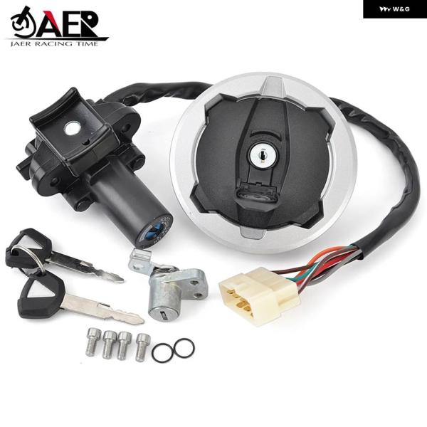 27048-5139 燃料ガスキャップ イグニッション スイッチ シートロック キー付き カワサキ VERSYS-X 250 300 ABS KLE250 KLE300 VERSYS X 300 KLE300 カスタム パーツ アクセサリー...