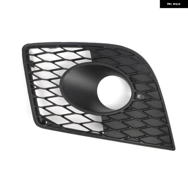 バンパー グリル シート グリル 交換用 バンパー グリル カバー フォグランプ穴 付き機能デザイン 長寿命と カスタム パーツ アクセサリーProduct application scenarios:OtherCraft of Weavi...