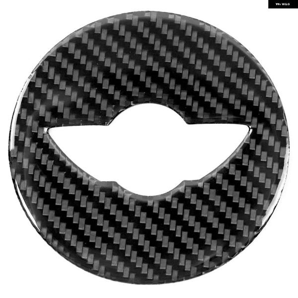 カーボン ステアリングホイール センター カー ステッカー ミニクーパー R55 R56 R57 R58 R59 R60 R61 F54 F55 クラブマン カントリーマン アクセサリー カスタム パーツ アクセサリーItem Weight...