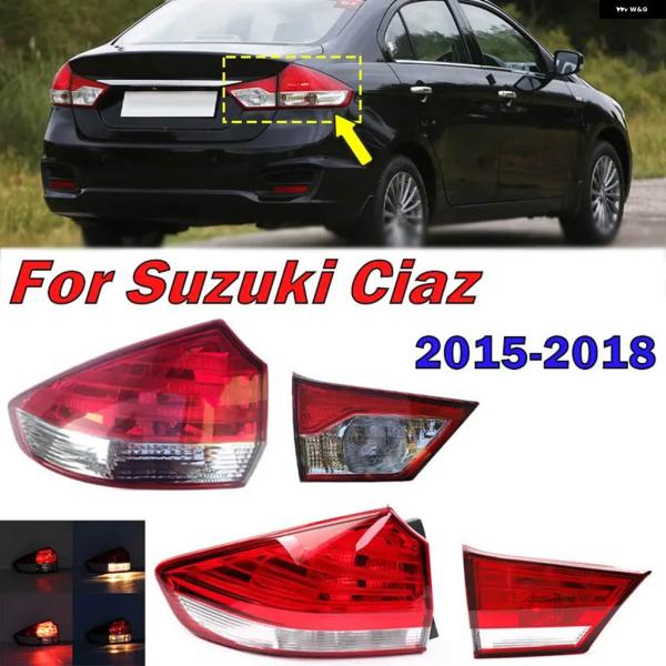 スズキ シアズ 2015-18 テールライト シグナルランプ ハザードブレーキ テールライト 車用ランプ ハウジング バルブ 無 カスタム パーツ アクセサリーHign-concerned Chemical:NoneCertificatio...