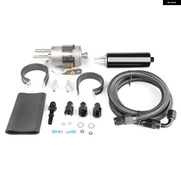 GSL392 インライン LS 燃料 ポンプ 58 PSI 燃料 フィルター レギュレーター EFI 255LPH 6AN フィッティング 400-939 47.24インチ AN6 燃料ホース付き カスタム パーツ アクセサリーBrand ...